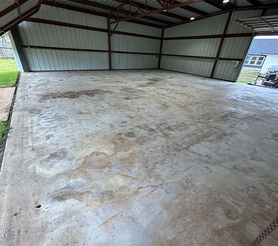 Solid Epoxy Flooring for Aircraft Hangar in Friendswood | MACH ONE®
