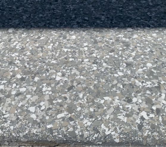 Stoney Creek Epoxy Flake Flooring for Christine in Davenport | MACH ONE®